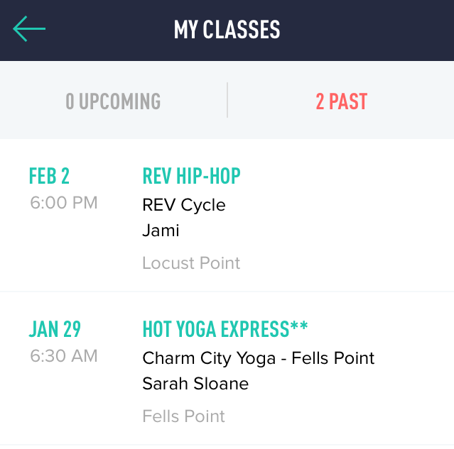 Review of ClassPass: Week 1 – RLB Ink.